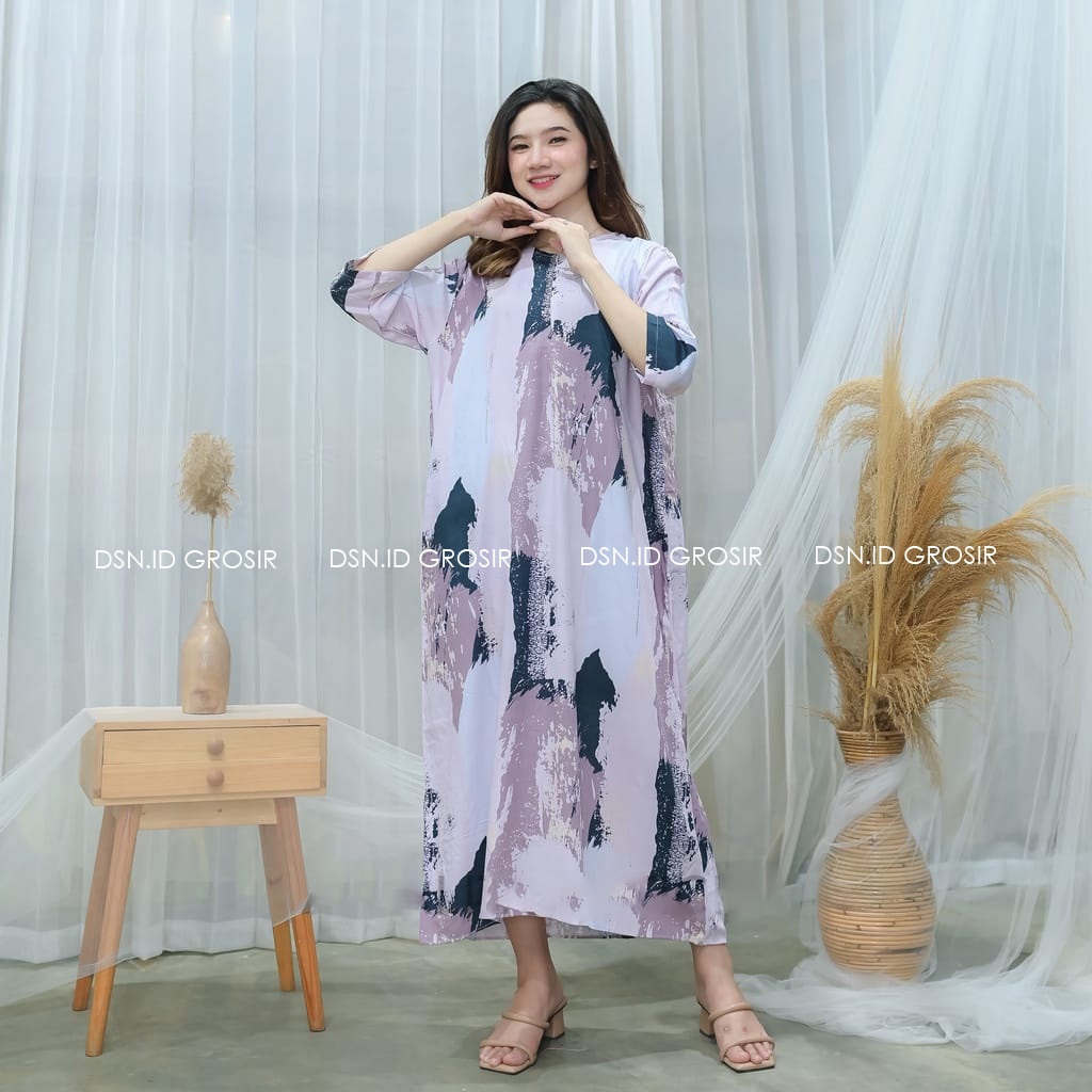 Jual Daster Gamis Semata Kaki / Long Daster Lengan 3/4 / Daster ...