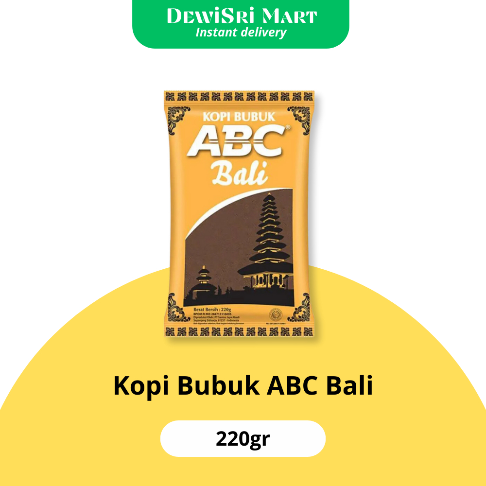 Jual Kopi bubuk ABC BALI 220GR - Dewi Sri Mart | Shopee Indonesia