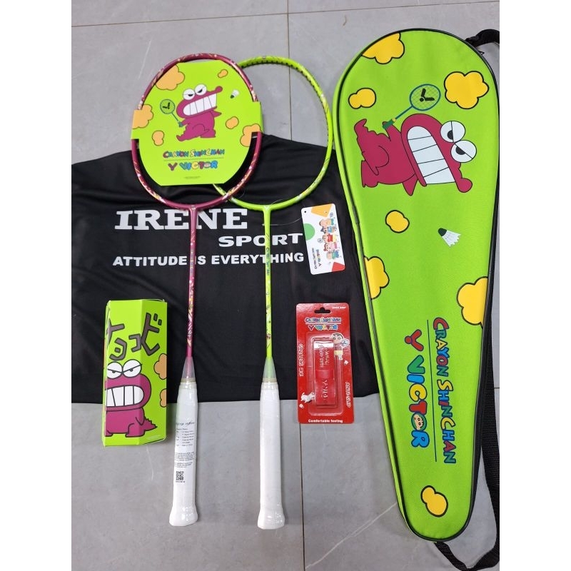 Jual Raket Victor Auraspeed Crayon Shinchan Set Q 2 Raket in 1 ...