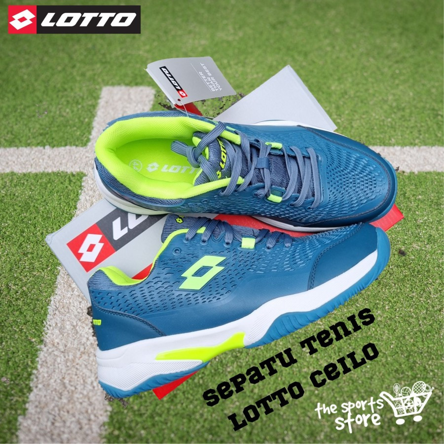 Jual Sepatu Tenis Lotto Ceilo - Blue - Tennis Shoes - Original | Shopee ...
