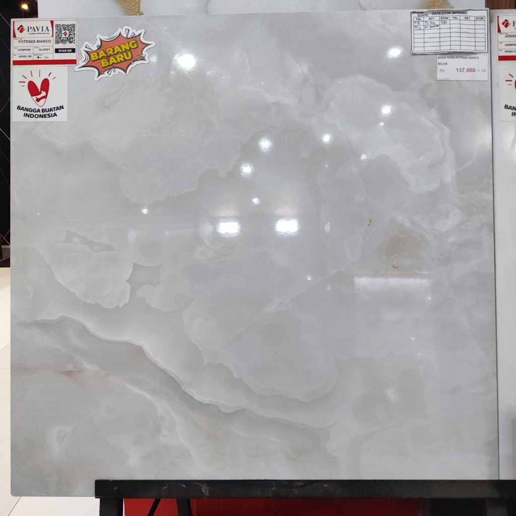Jual Keramik Semi Granit 60x60 Pavia Potenza Bianco | Shopee Indonesia