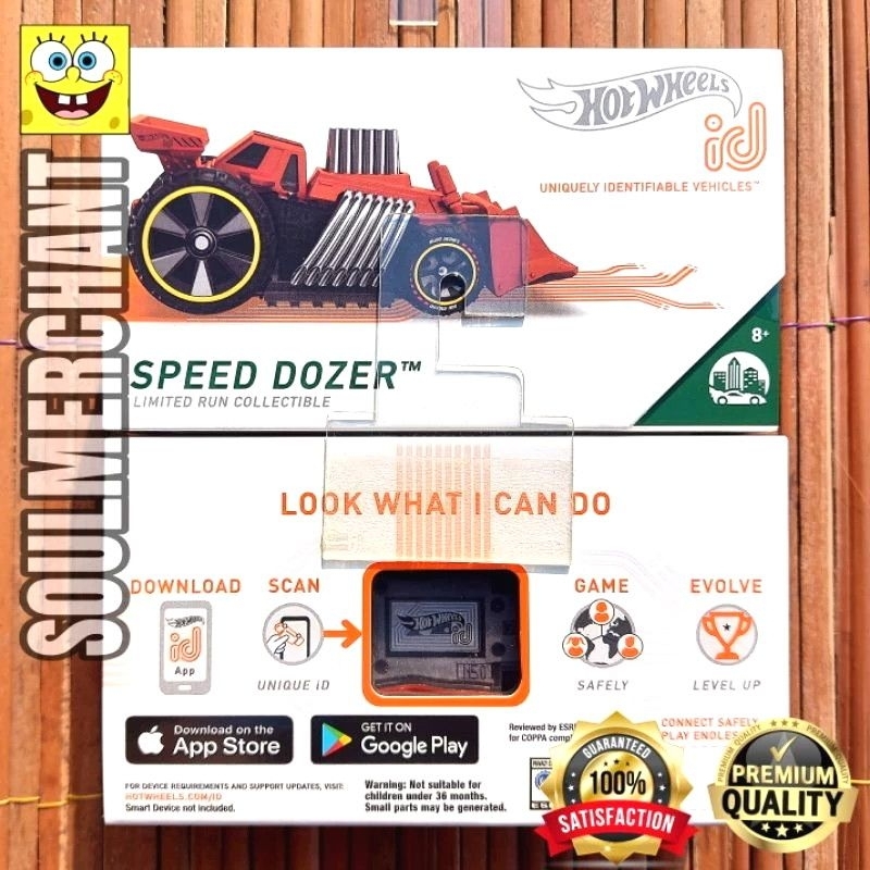 Jual Hot Wheels ID HW ID Speed Dozer Orange Original | Shopee Indonesia