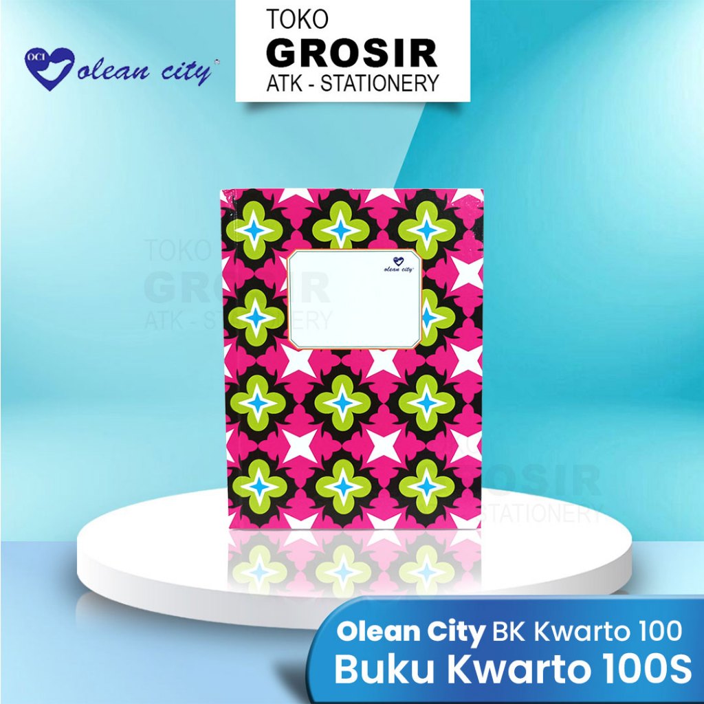 Jual Buku Kwarto Hard Cover Isi 100 Lembar Olean City / OLEAN CITY BK ...