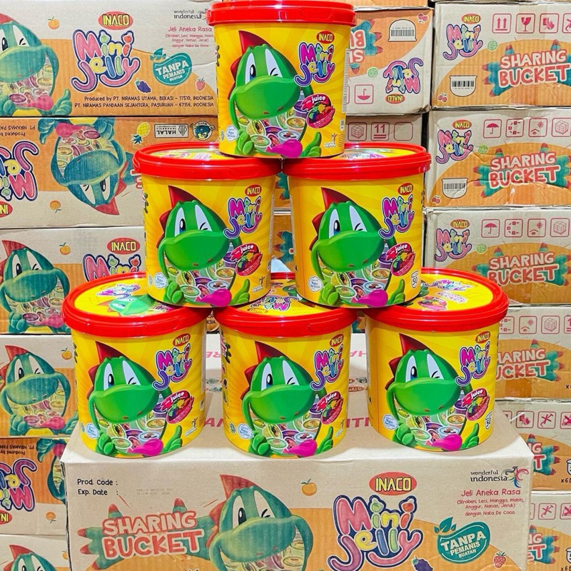 Jual Inaco Jelly Sharing Bucket (Isi 50cup) | Shopee Indonesia