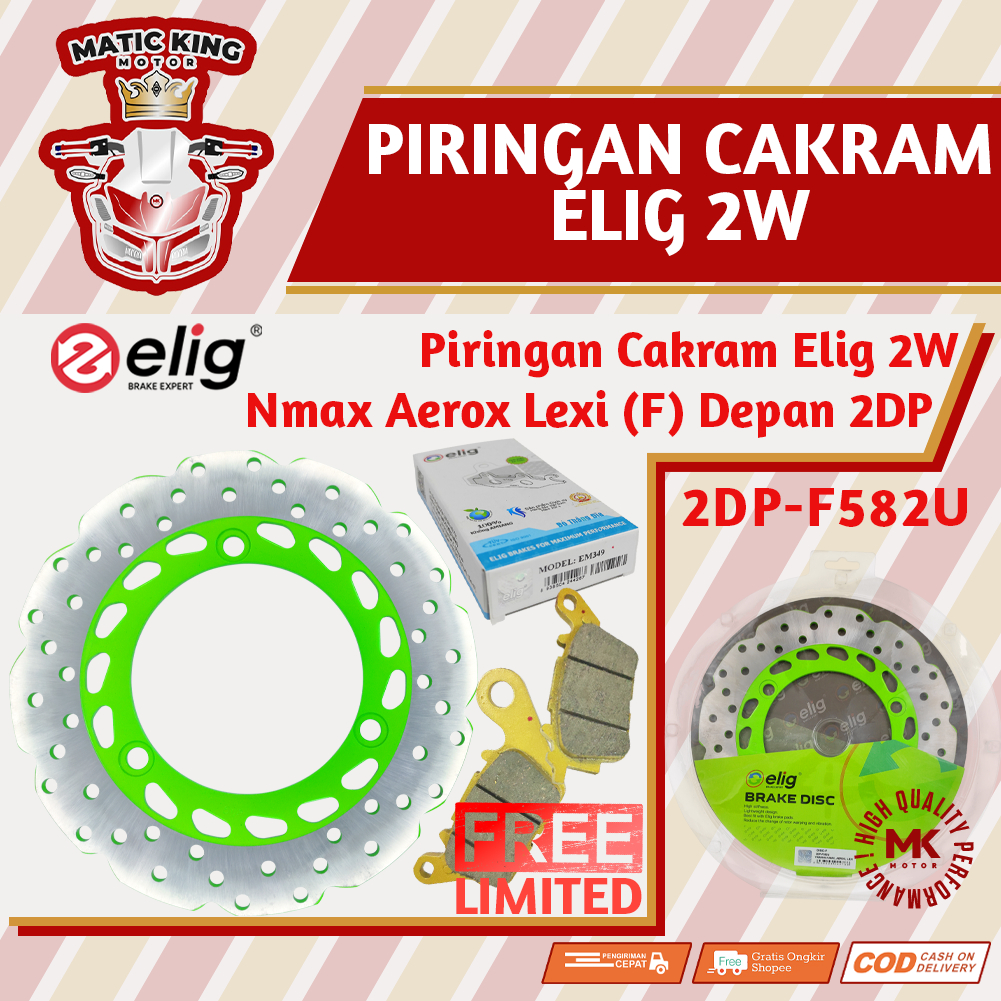Jual Piringan Cakram Disc Brake Depan Yamaha Nmax Aerox Lexi 2DP F582U Elig 2W | Shopee Indonesia