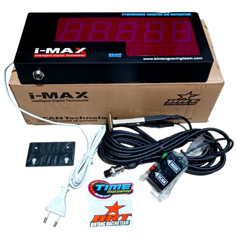 Jual TACHOMETER BRT DIGITAL IMAX KARBURATOR / INJEKSI | Shopee Indonesia
