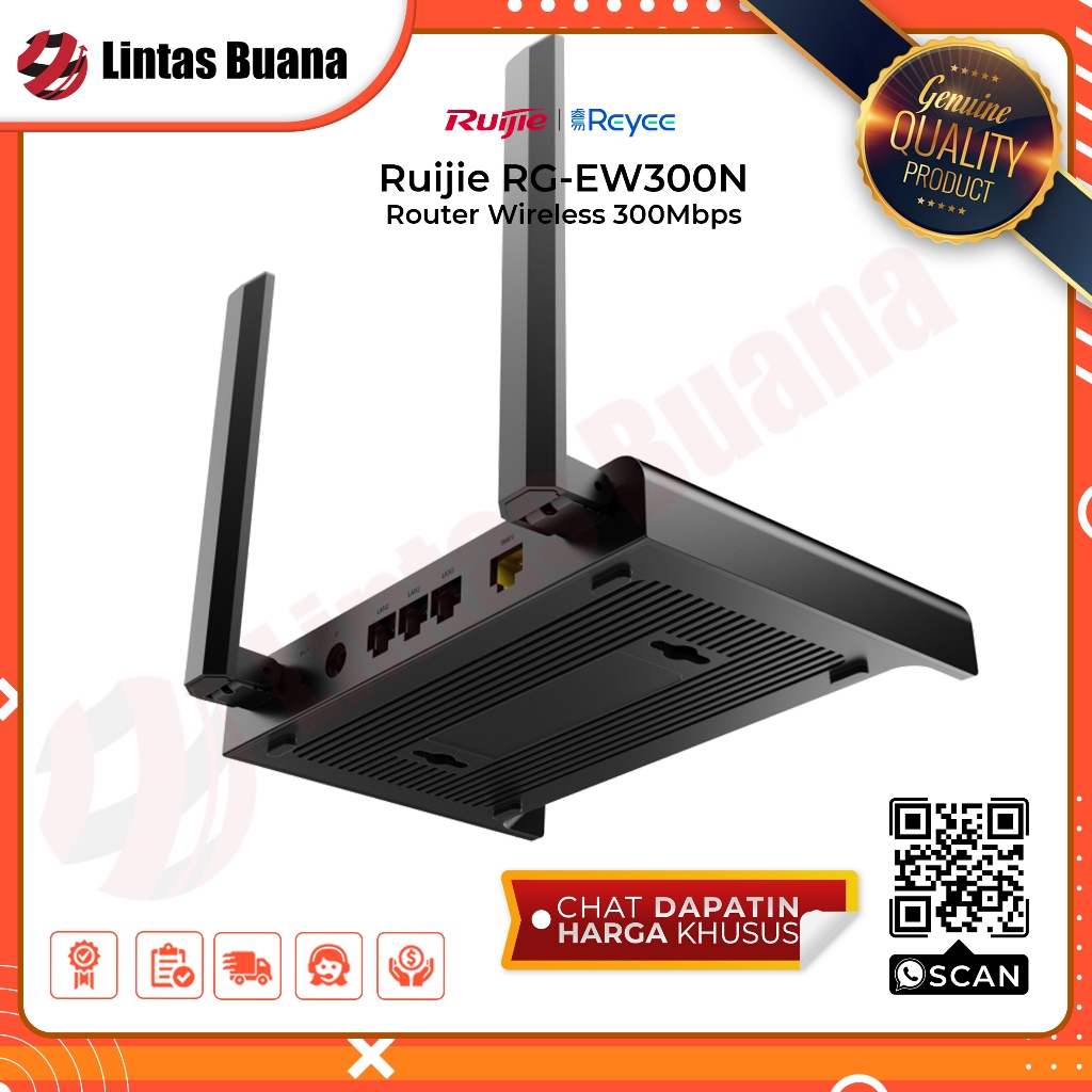 Jual Ruijie RG-EW300N Router Wireless 300Mbps | Shopee Indonesia