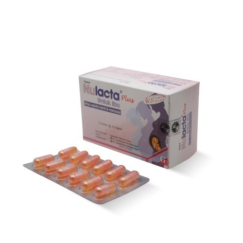 Jual Nulacta Plus Vitamin ibu hamil dan menyusui 1 strip isi 12 kapsul ...