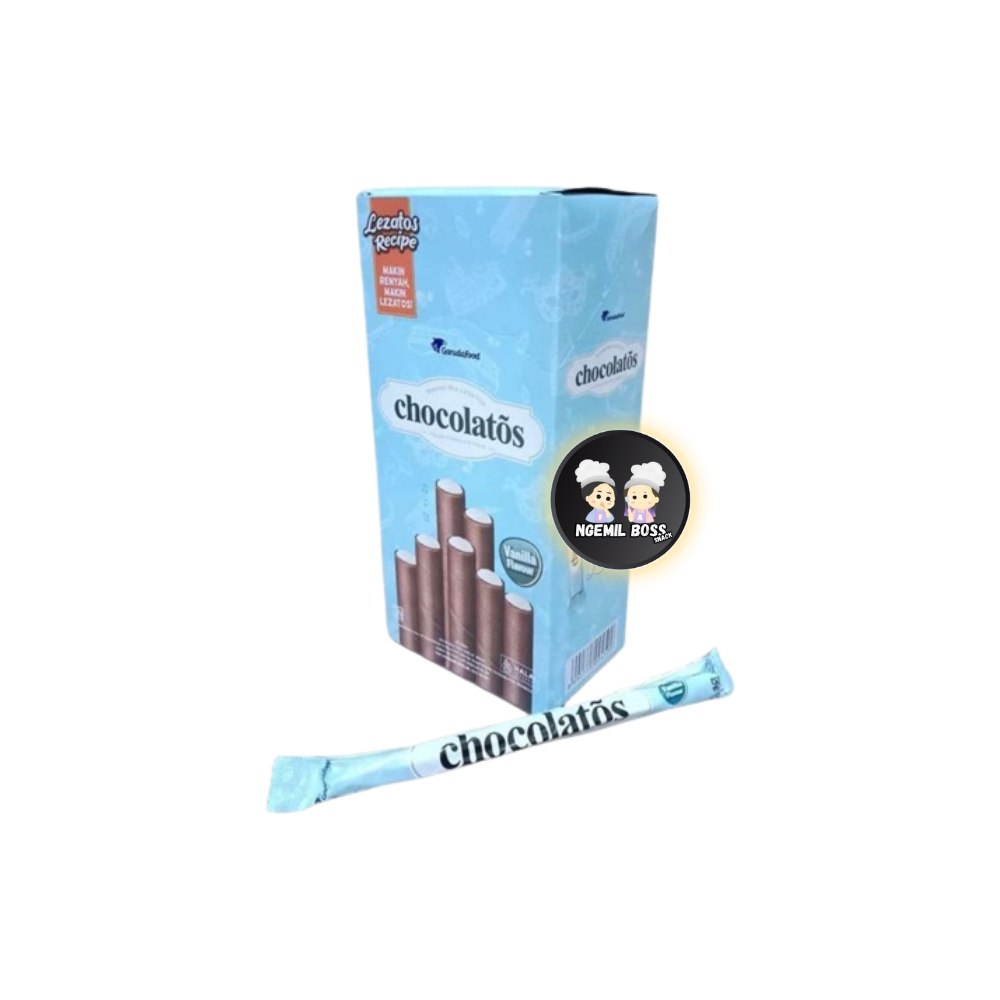 Jual Chocolatos Wafer Roll 1 Pack Isi 24 Pcs Grande BOX BESAR DAN BOX ...