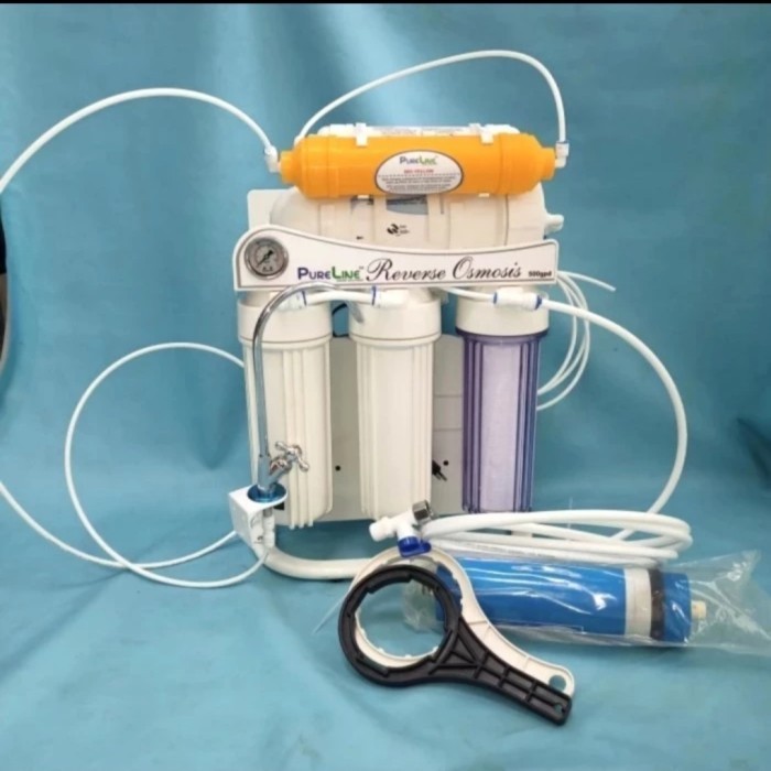Jual MESIN RO 400 GPD / RO 400GPD PURELINE / REVERSE OSMOSIS 400 GPD ...