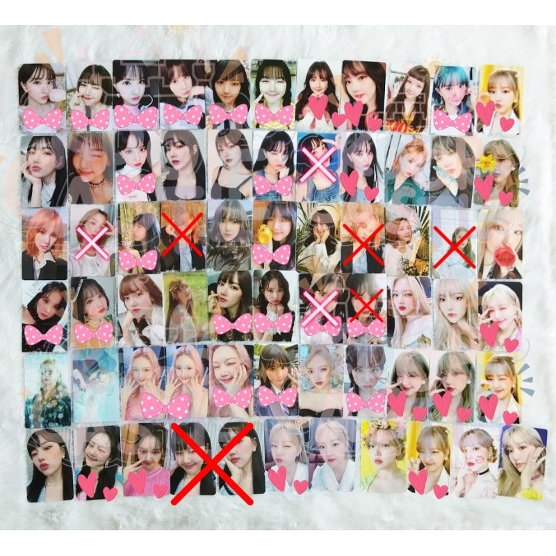 Jual [READY BUNDLE] (BACA DESKRIPSI) GFriend Eunha & Yerin all era photocard Eunha seragam Yerin ...