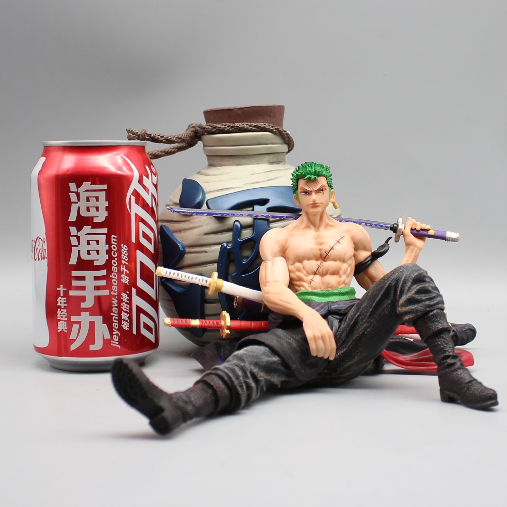 Jual [ Foto Asli ] Statue One Piece [ GK Studio ] Zoro Sitting Posture ...
