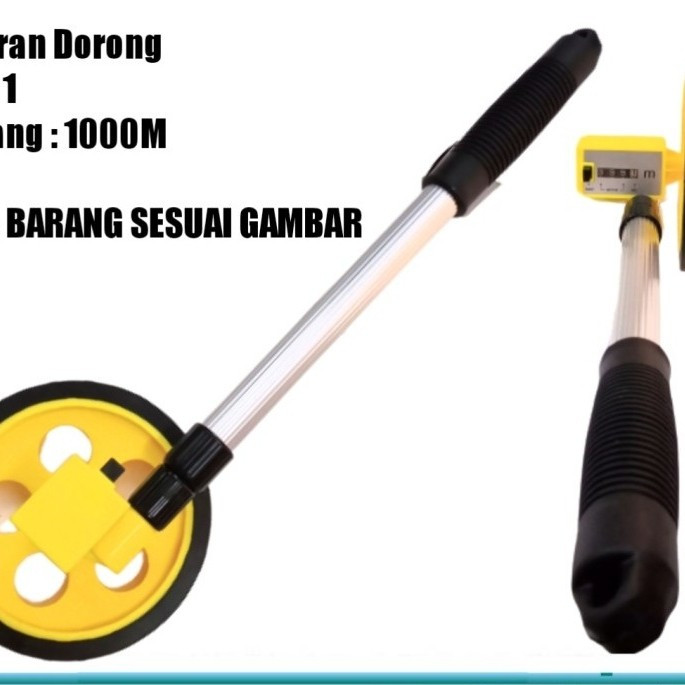 Jual METERAN DORONG 1 RODA/MEASURING WHEEL/ALAT UKUR DIAMETER 14CM ...