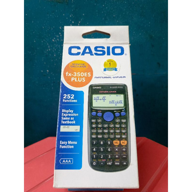 Jual KALKULATOR CASIO FX 350ES PLUS/SCENTIFIC CALCULATOR CASIO FX 350ES ...