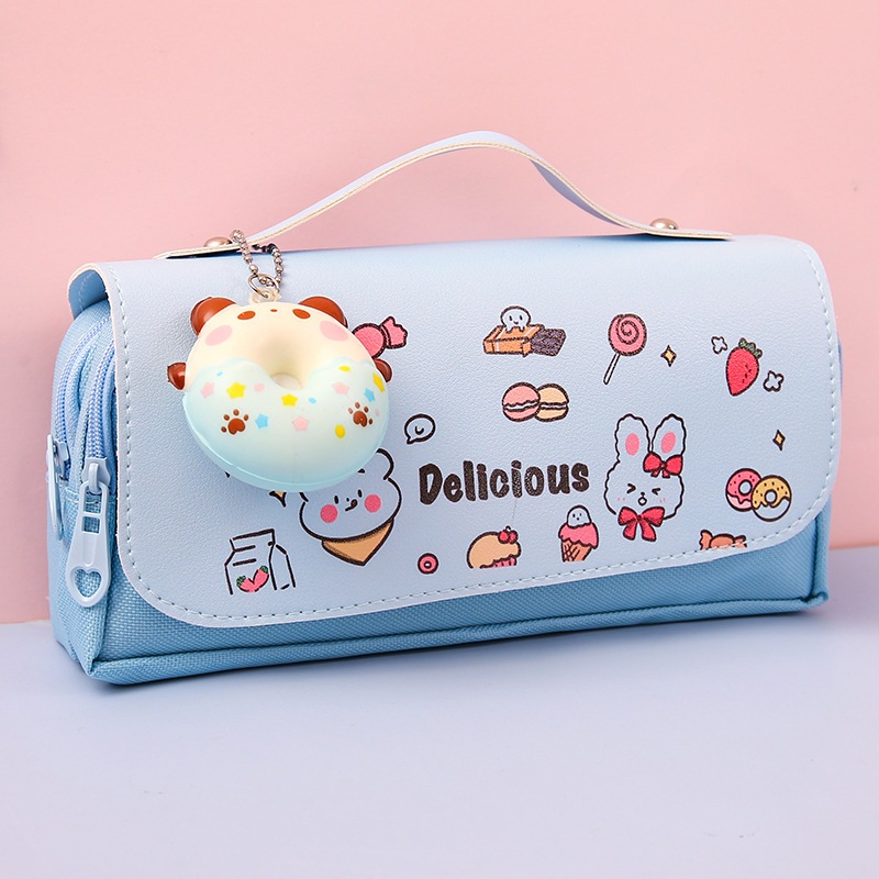 Jual Tempat Pensil Besar,Transparan PVC Pencil Case, Tas Pensil Murid ...