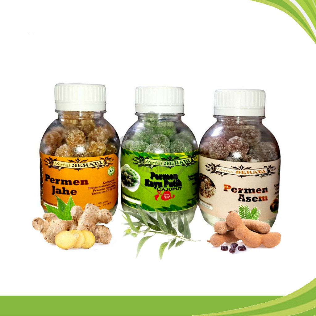 Jual Permen Kayu Putih Jahe Asem Candy Herbal Melegakan Tenggorokan ...