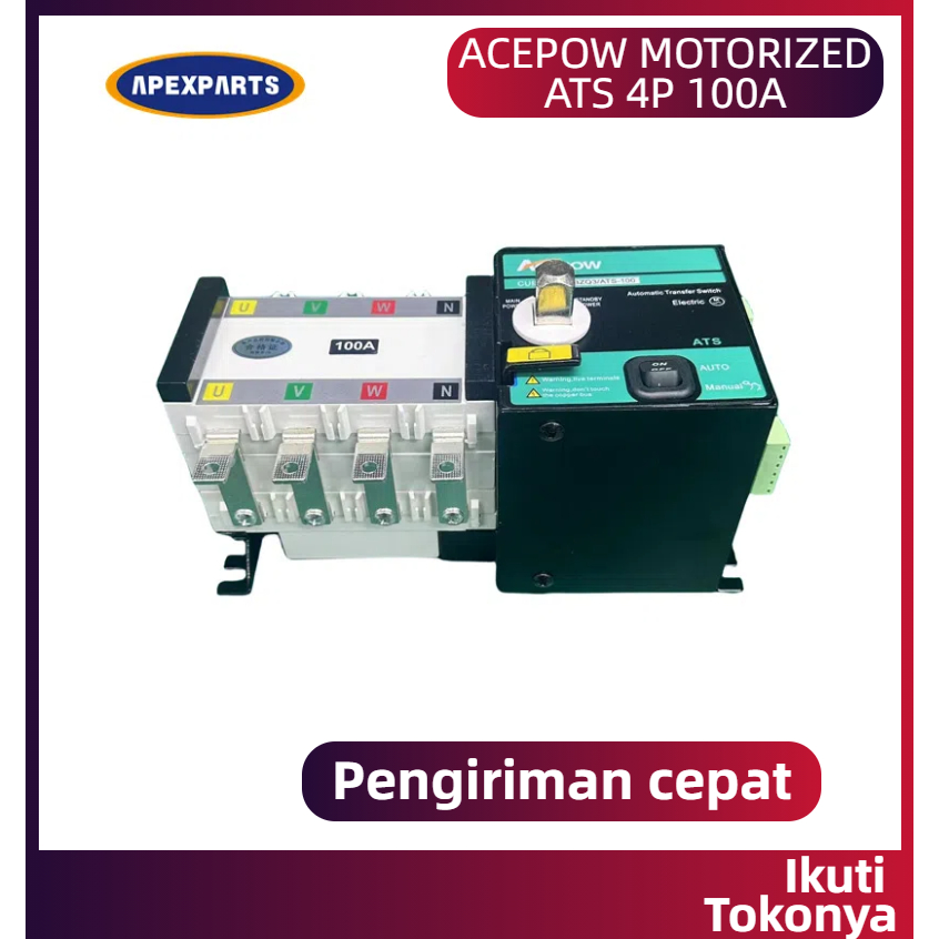 Jual ATS AUTOMATIC TRANSFER SWITCH PLN GENSET ATS 100A 4P | Shopee ...