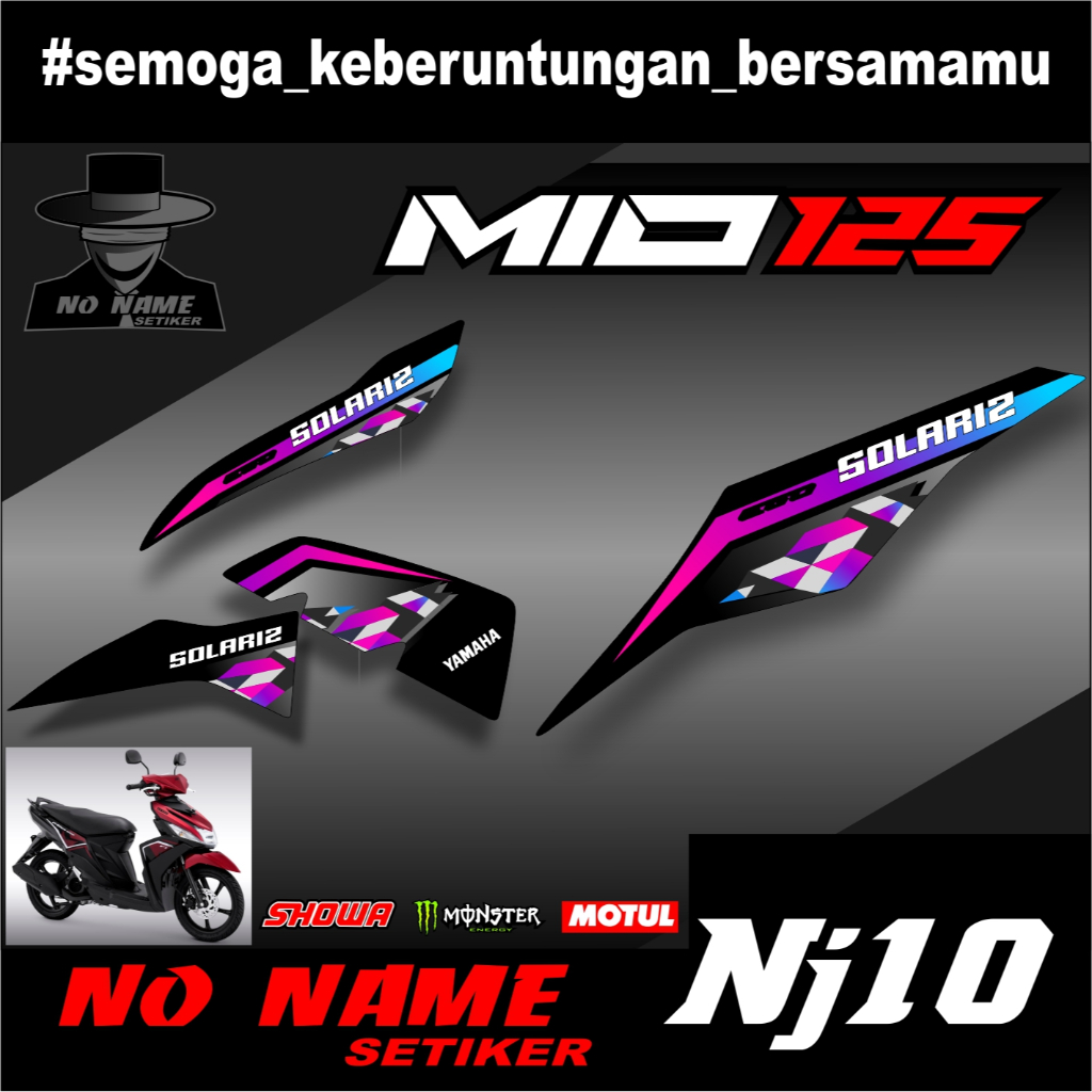 Jual Sticker Striping mio m3 (nj10) -solariz sticker striping mio m3 ...