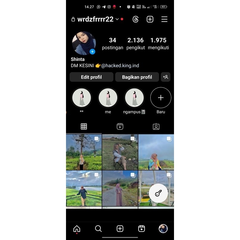 Jual AKUN_INSTAGRAM_REAL_PRIBADI | Shopee Indonesia