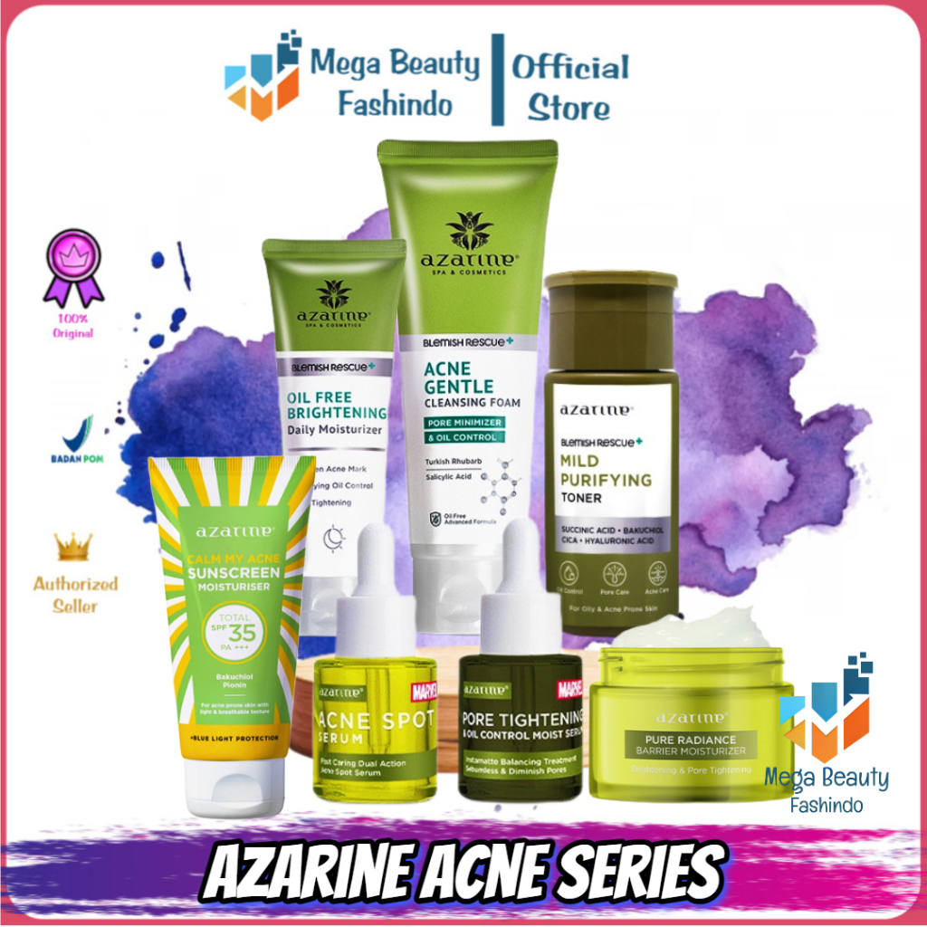 Jual Azarine Anti Acne Series | Gentle Cleansing Foam 75ml | Acne Spot ...