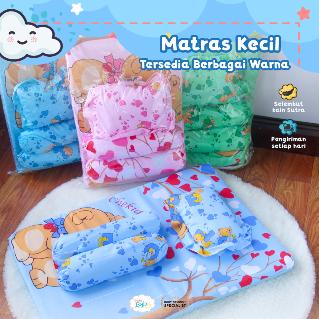 Jual Kasur Baby Set Matras Bayi GRATIS BANTAL 2 GULING TAS MIKA MEREK ...