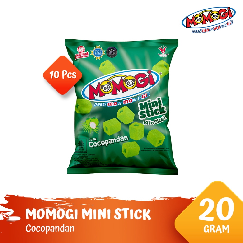Jual Momogi Mini Stick Cocopandan - 20gr / 70gr | Shopee Indonesia
