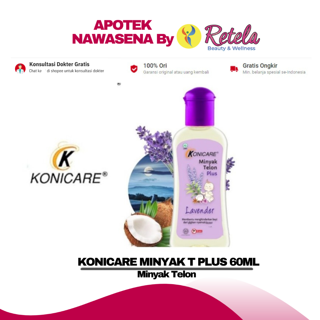 Jual KONICARE MINYAK TELON PLUS 60ML | Shopee Indonesia