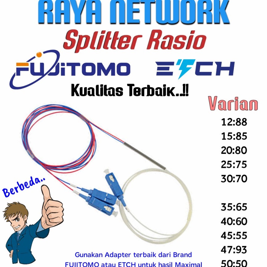 Jual UQB426 TERBARU Splitter Rasio Fujitomo Xumikura | Shopee Indonesia