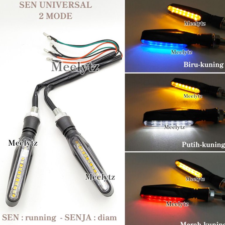 Jual Sudah READY Lampu LED sein running sen 2 warna senja sein model ...
