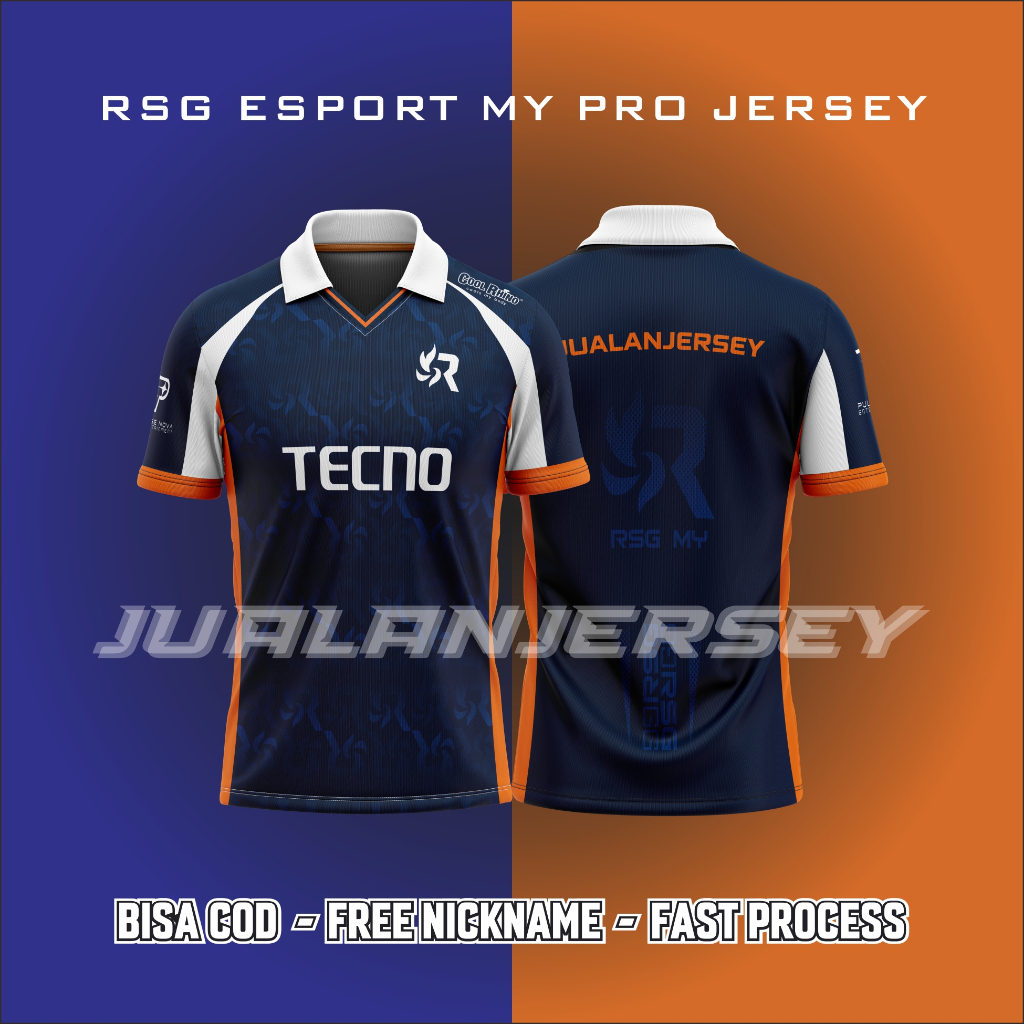 Jual JERSEY RSG ESPORT MALAYSIA NEW FREE REQUEST NICKNAME | Shopee ...