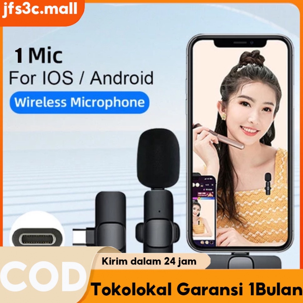 Jual MURAH MERIAH Mic Microphone Wireless Clip On Audio pembuatan ...