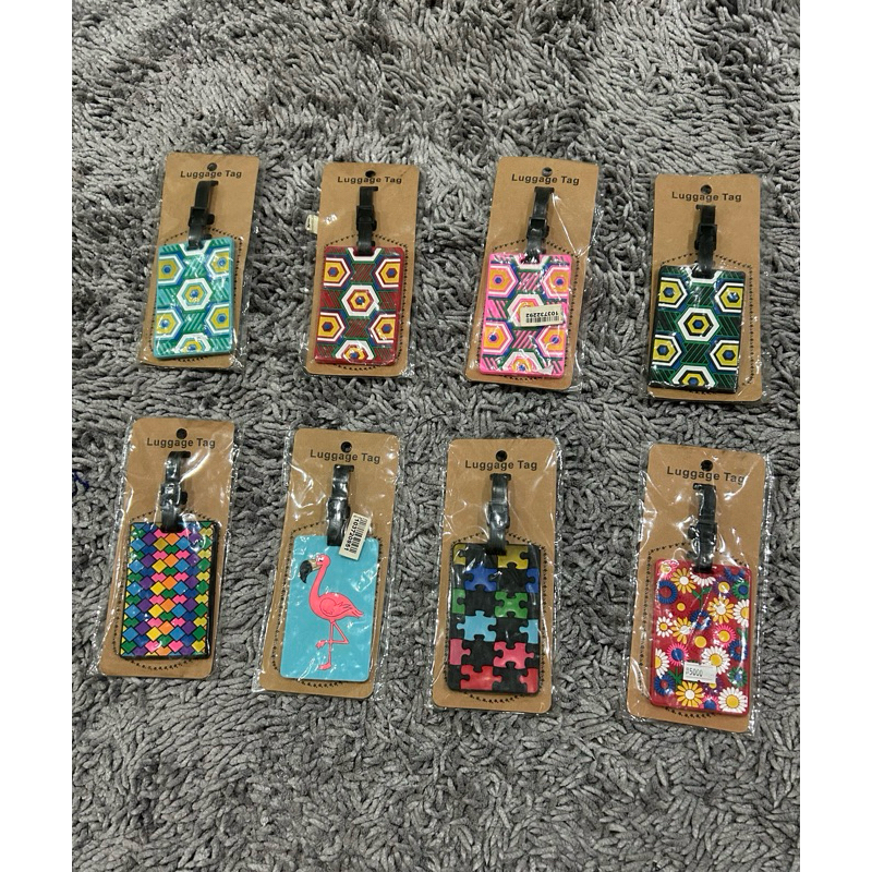 Jual Luggage tag label premium for travel - Label nama koper motif ...