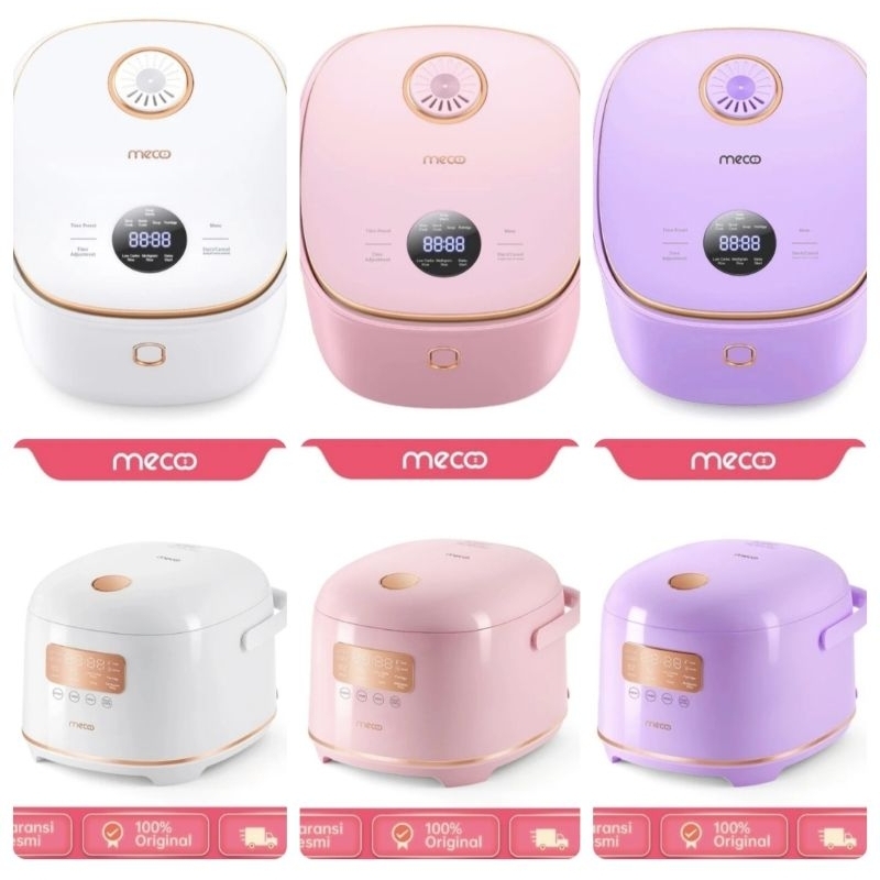 Jual Mecoo Aesthetic Rice Cooker Low Carbo Low Sugar 400 Low Watt -1,5 ...