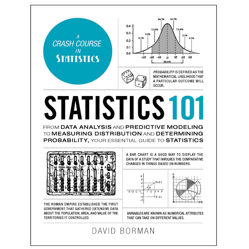 Jual Statistics 101: A Crash Course In Statistics by David Borman ...