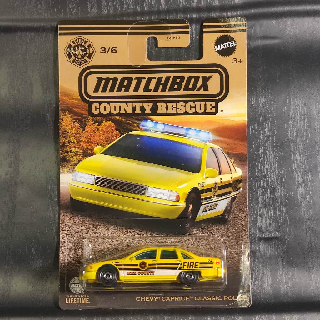 Jual Matchbox Chevy Caprice Classic Police Kuning | County Rescue ( 3/6 ...