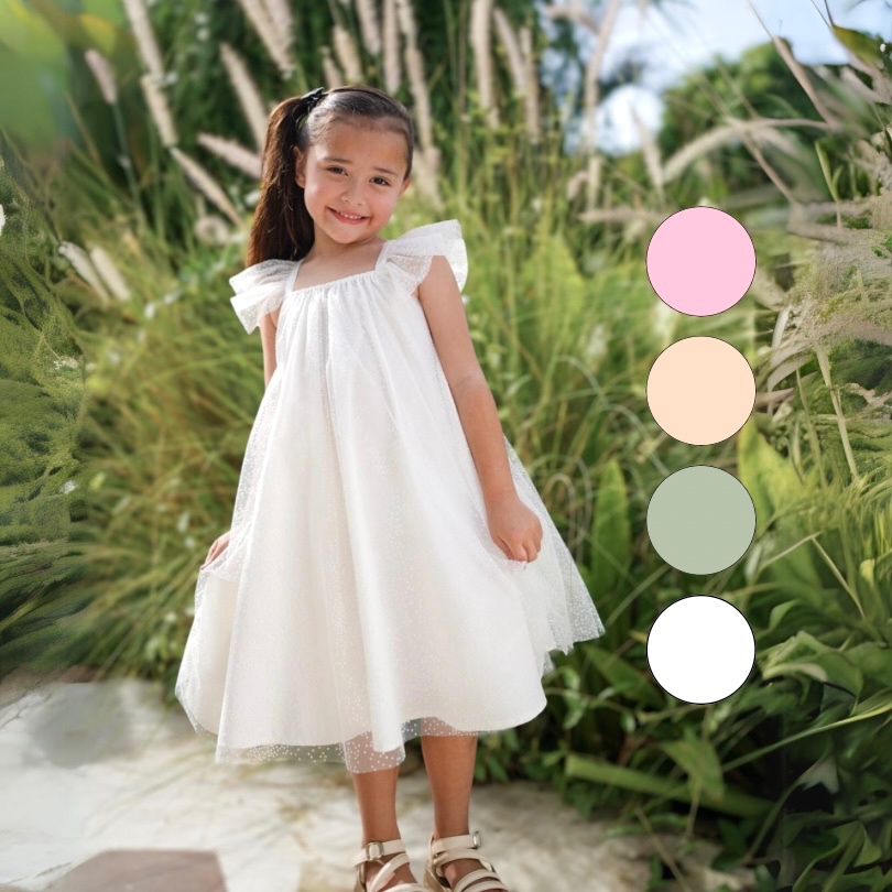 Jual Fiona Dress | Dress Tille Anak Perempuan | Dress Pesta Anak Bahan ...