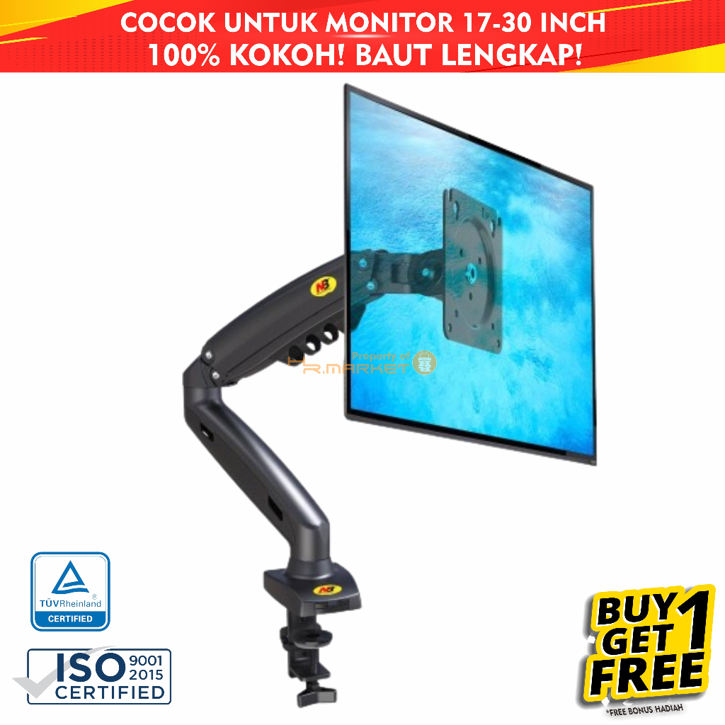 Jual Bracket TV Monitor LED LCD 24 29 27 30 21 19 17 14 Inch 14 - 30 In ...