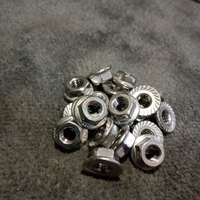 Jual mur m10 mur baut 14 stainless Custom Bubut | Shopee Indonesia