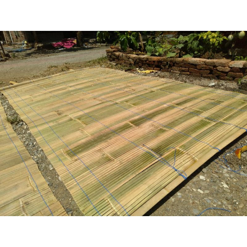 Jual TIRAI BAMBU / Kerey Bambu Lampit ukuran 1 x 2 meter. MURAH ...