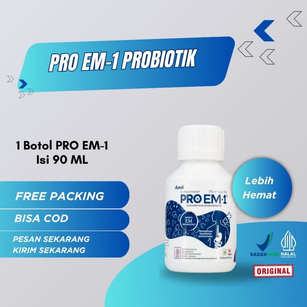 Jual PRO EM-1 PROBIOTIK ALAMI | SOLUSI ASAM LAMBUNG/MAAG/GERD | LISENSI ...