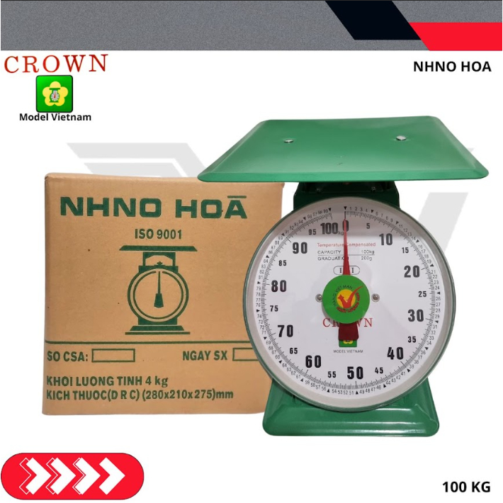 Jual Timbangan duduk 100kg / Timbangan 100kg vietnam quality CROWN / Timbangan nhon hoa 100kg ...
