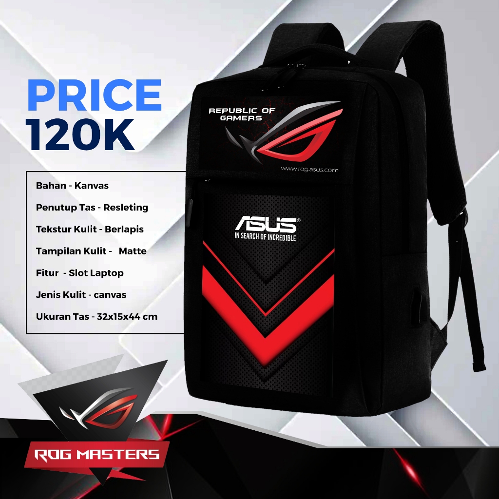 Jual Tas Laptop ASUS ROG | Shopee Indonesia