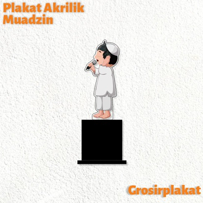 Jual Plakat Lomba Adzan Piala Muadzin Akrilik Custom Piala Muadzin ...