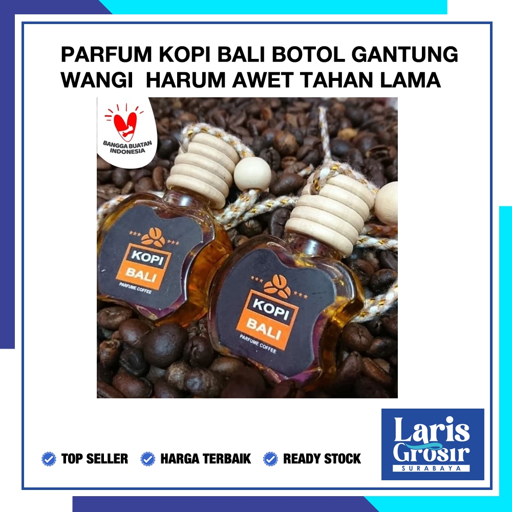 Jual Parfum Kopi Bali BOTOL gantung - Pengharum Mobil Gantung Kopi Bali ...