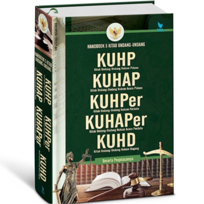 Jual Handbook 5 Kitab Undang-Undang KUHP KUHAP KUHPer KUHAPer KUHD - Tim Literasi Nusantara - LN ...