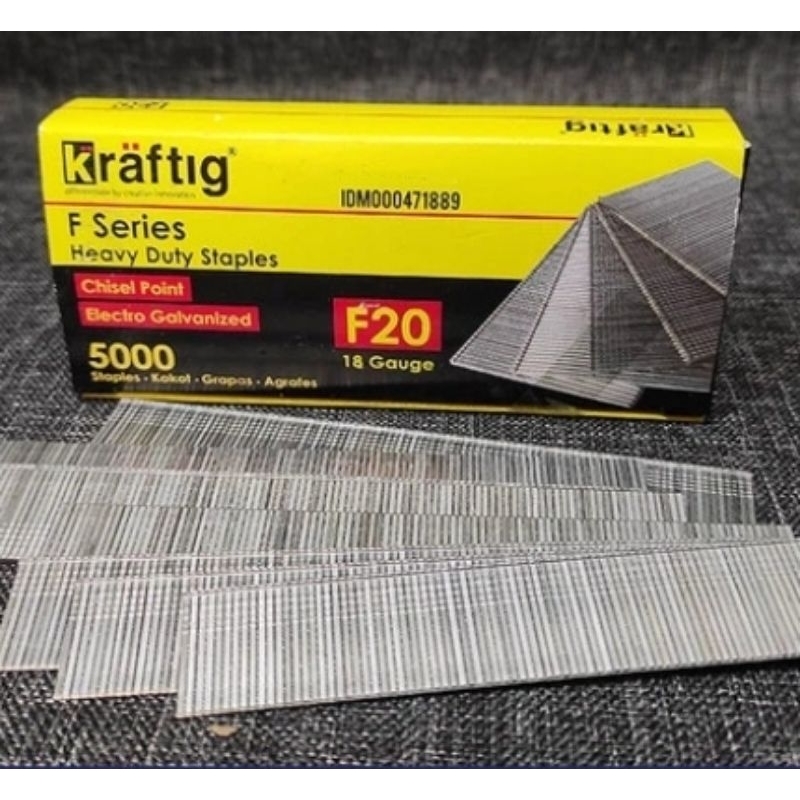 Jual ISI STAPLES PAKU TEMBAK F20 / ISI PAKU STAPLES TEMBAK F25 / Paku ...