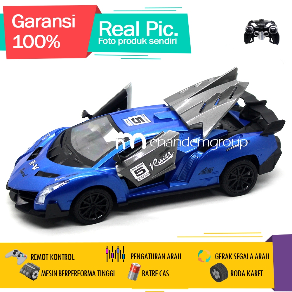 Jual Mainan Remote Control RC Sedan Balap Sport Mood Buka Pintu Batre ...
