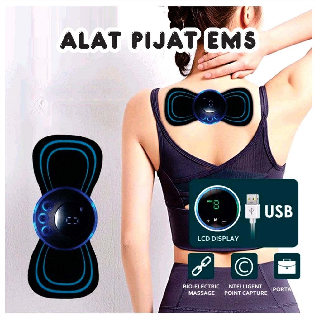 Jual Alat Pijat EMS Leher Pingang Punggung Lengan Betis Tangan Kaki ...