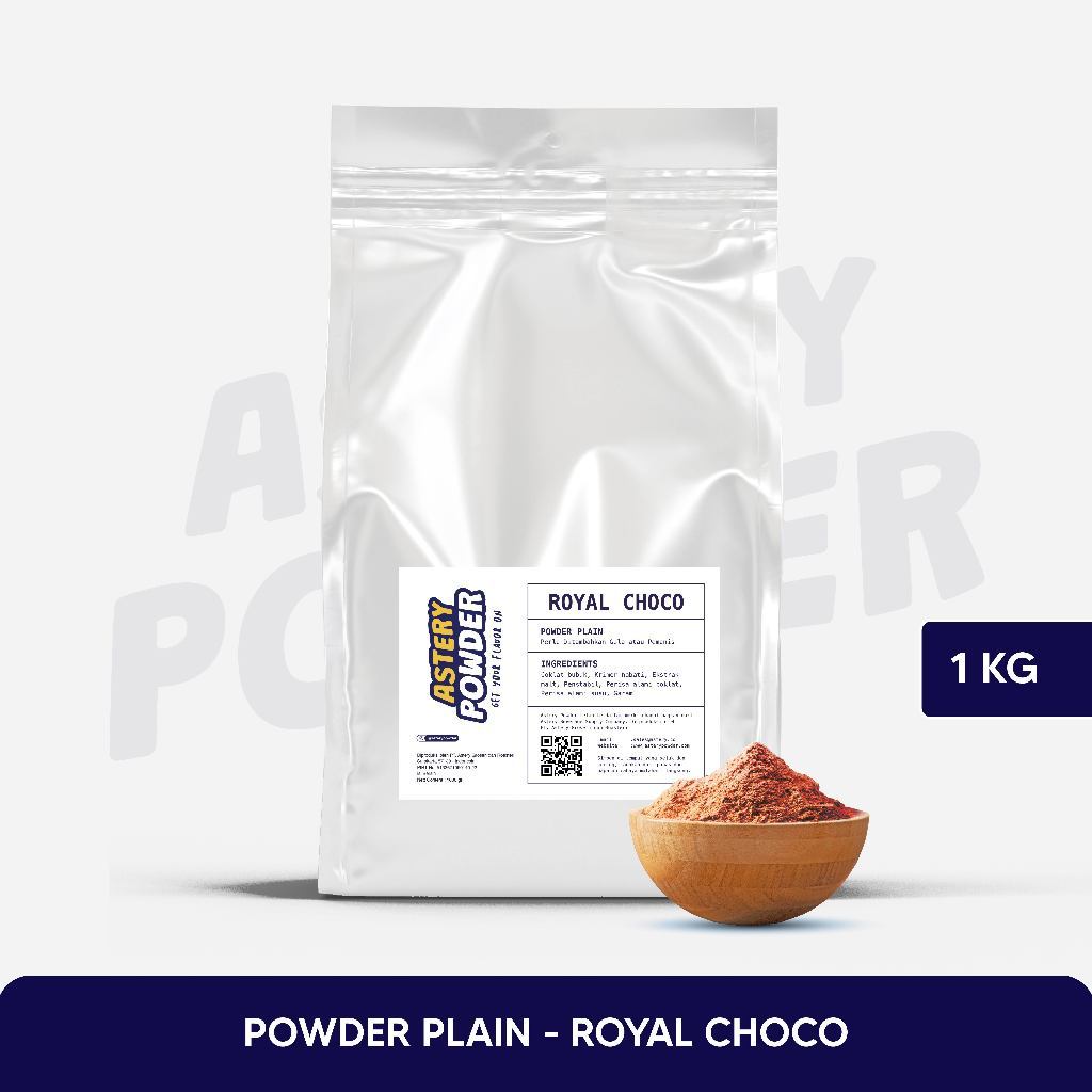 Jual Astery Powder - 1KG Royal Choco Powder Plain / Royal Chocolate ...