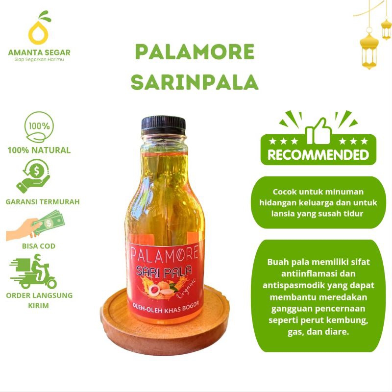 Jual Palamore Minuman Herbal Sari Buah Pala Asli Untuk Mengatasi Insomnia Susah Tidur dan ...
